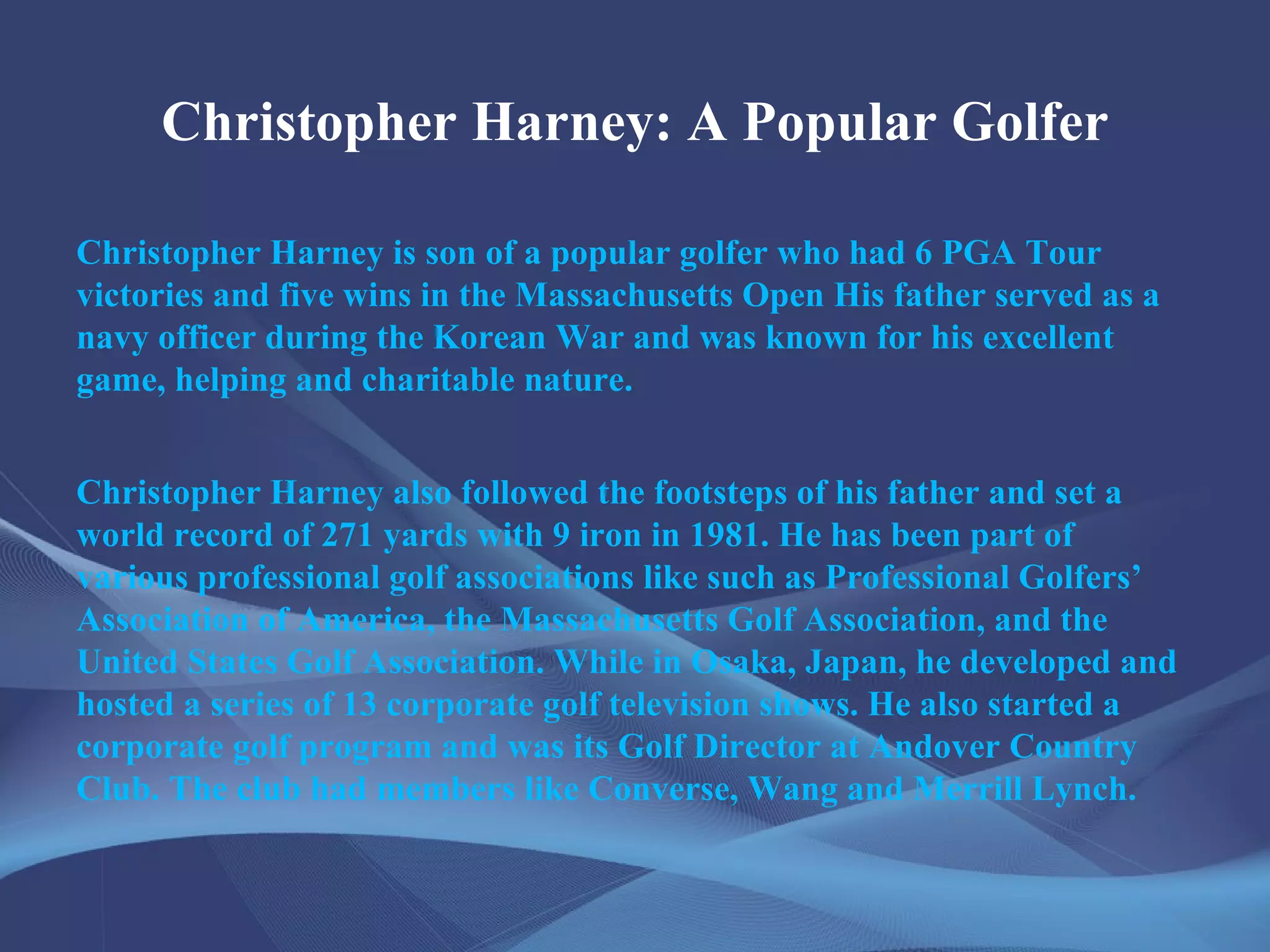 Christopher Harney | PPT