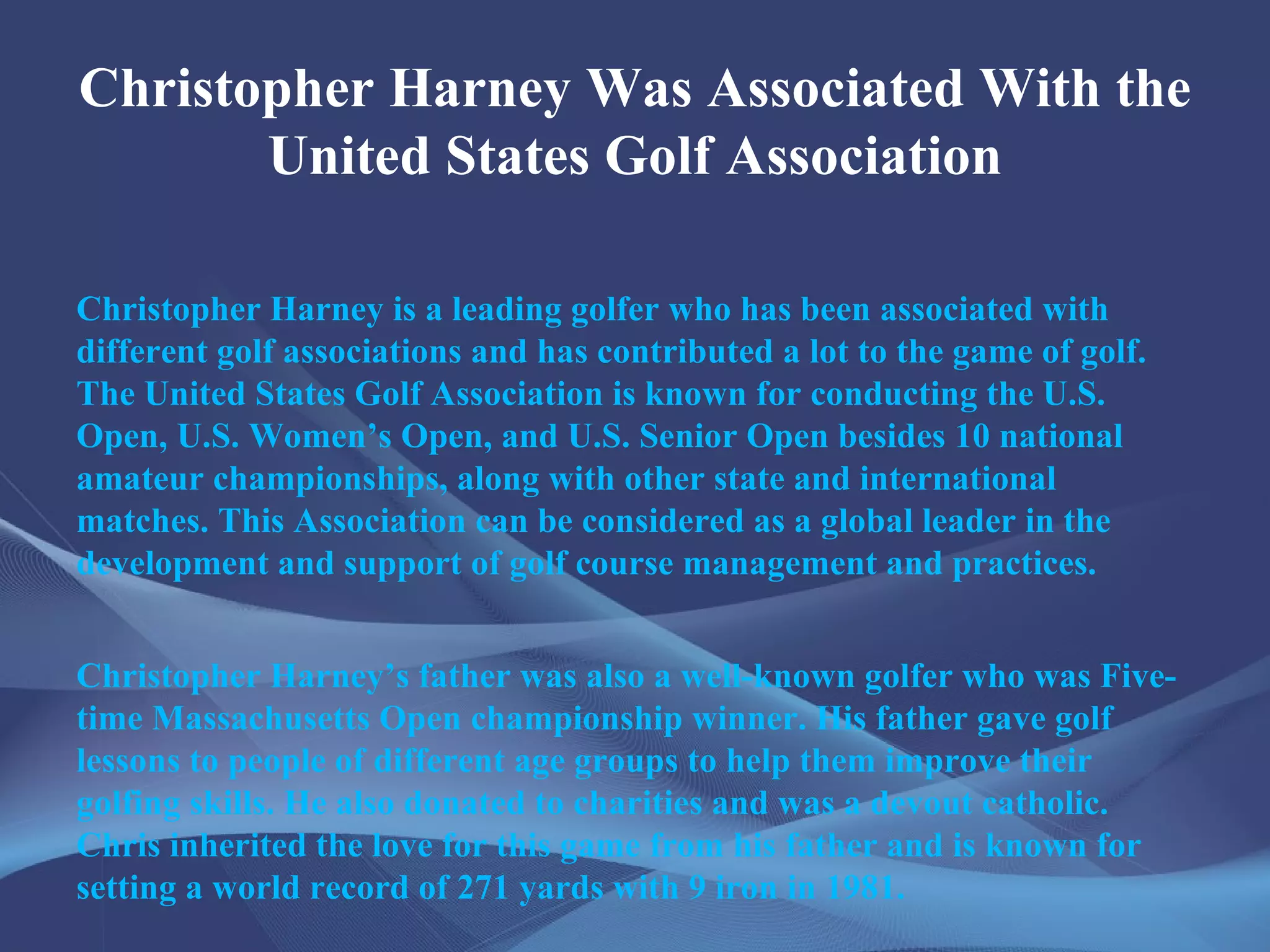 Christopher Harney | PPT