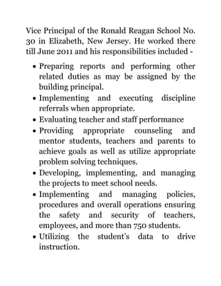 Christopher Mingoia – All About His Professional Experience | PDF