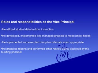 Christopher Mingoia – Former Vice Principal at Ronald Reagan School No ...