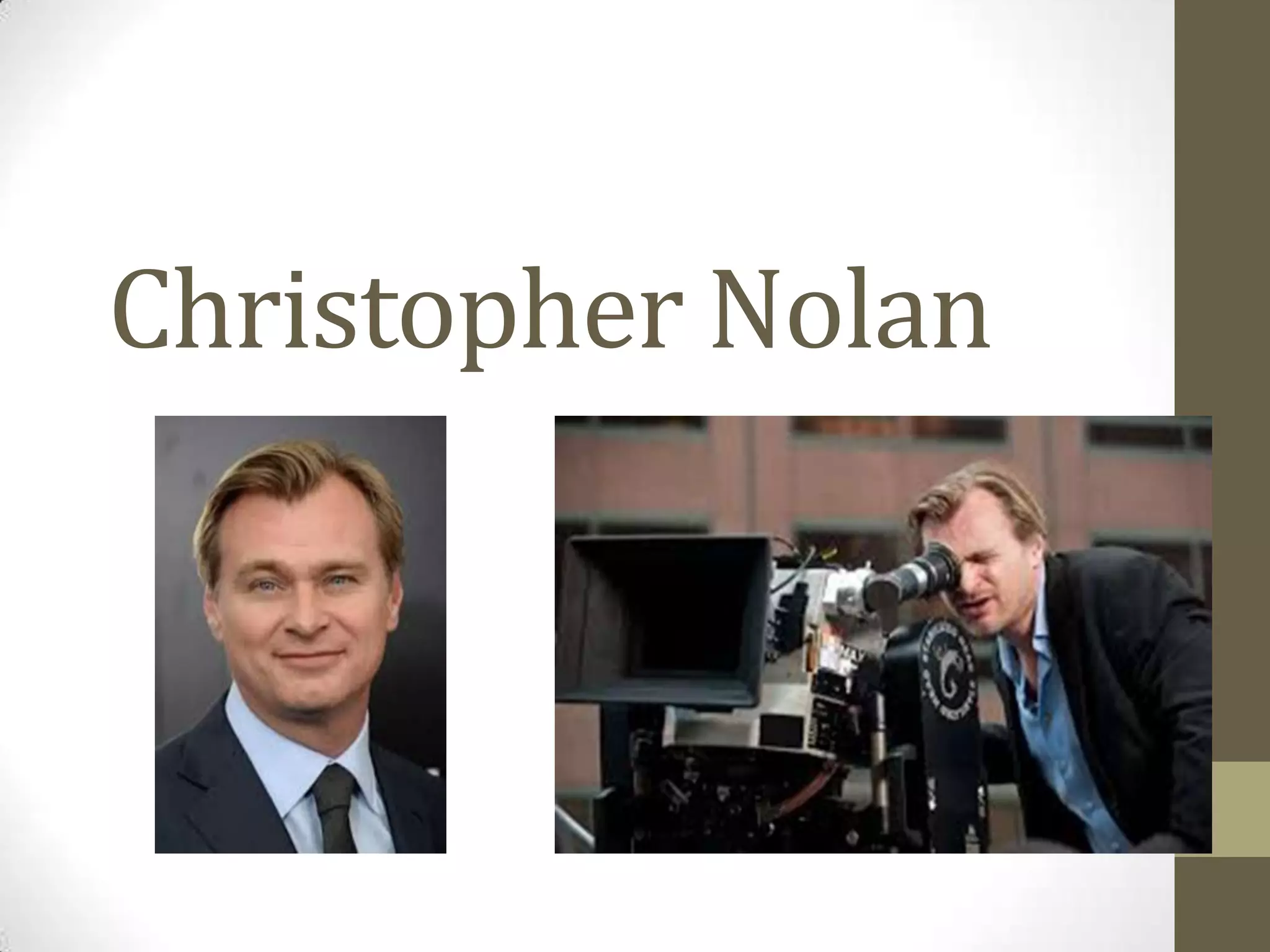 Christopher Nolan | PPT