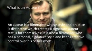 Christopher nolan auteur | PPT