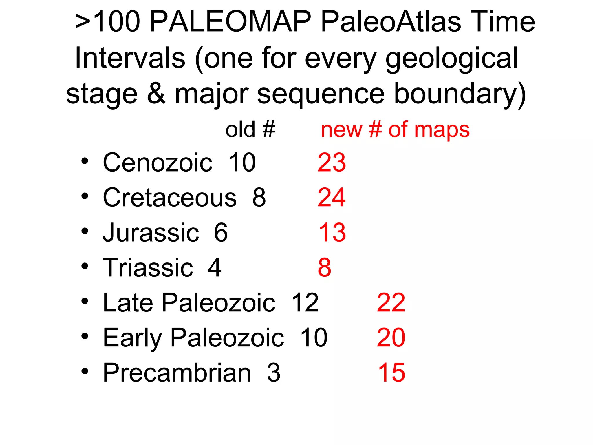 PALEOMAP Project Update by Christopher R. Scotese: 2013/Third Annual ...