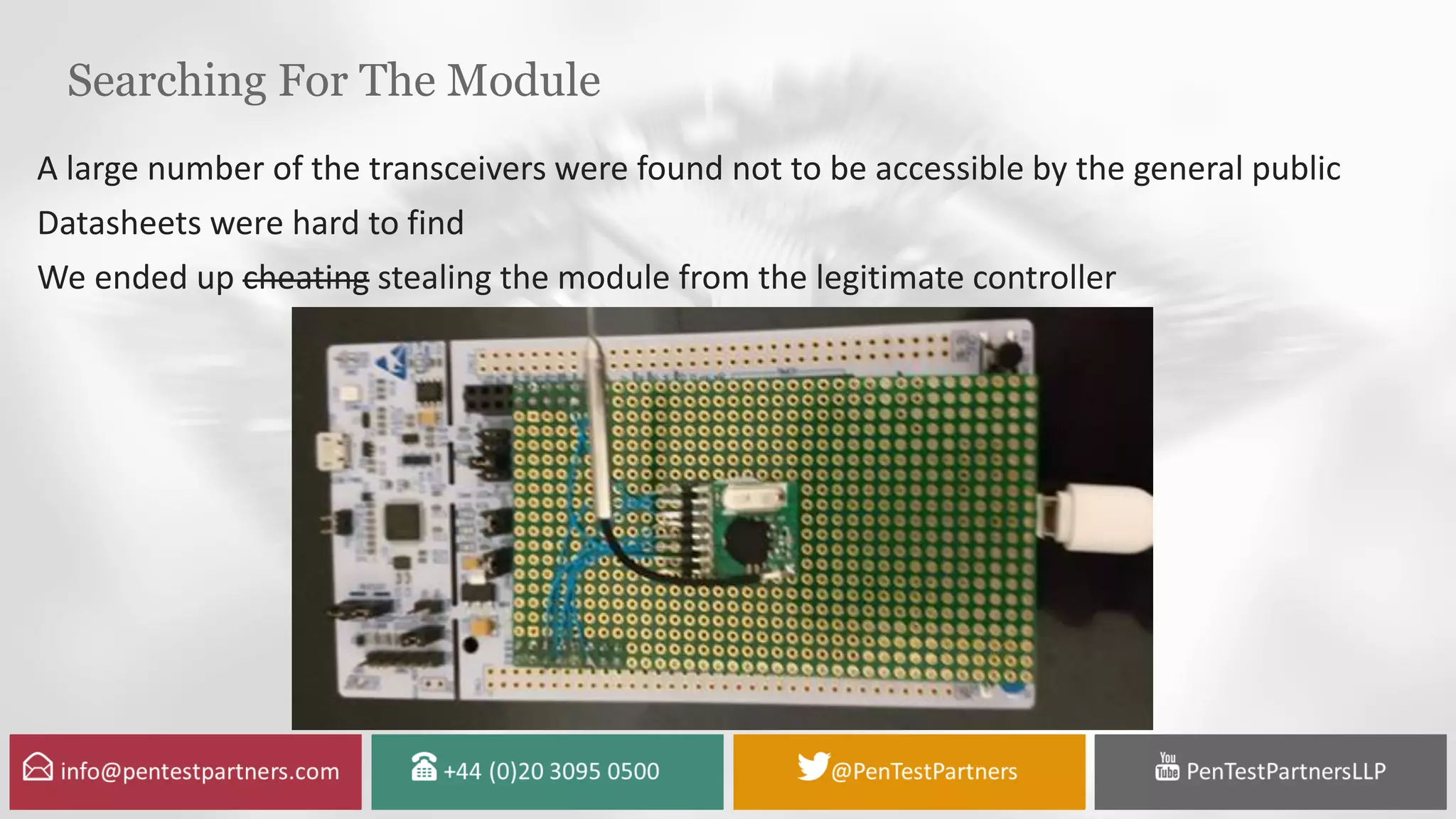 Pwning the 44CON Nerf Tank | PPT
