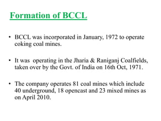Coal India Presentation | PPTX