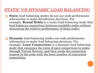 OpenDayLight Load Balanced Switching | PPTX