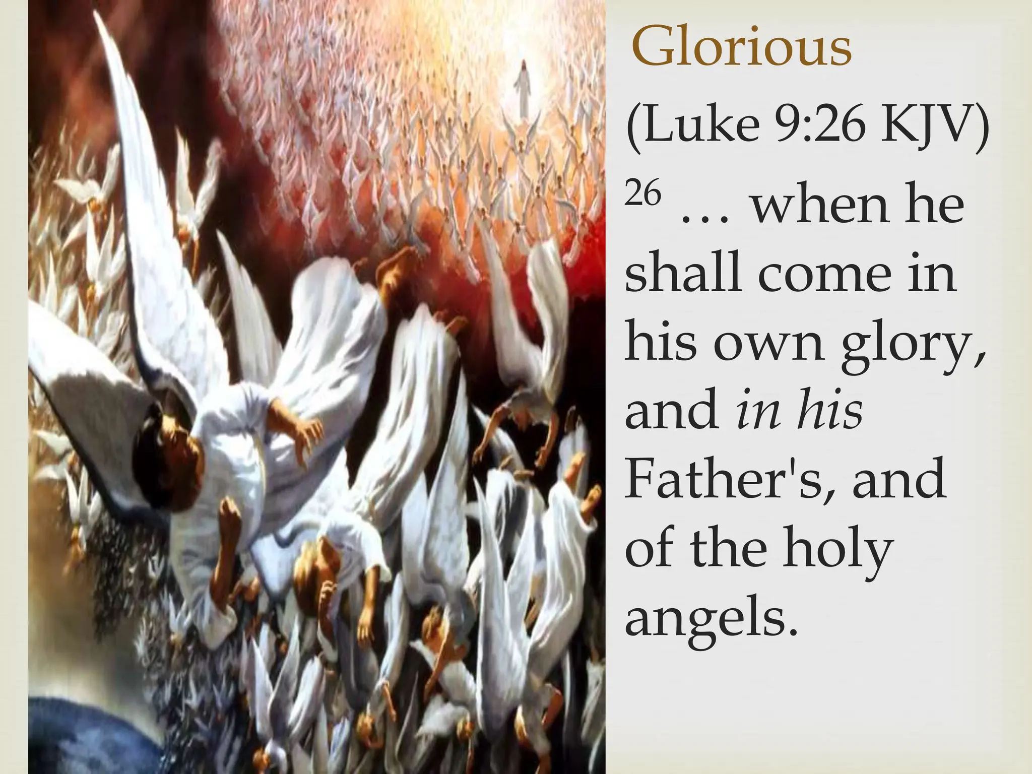CHRIST’S GLORIOUS RETURN: The Second Coming.pptx