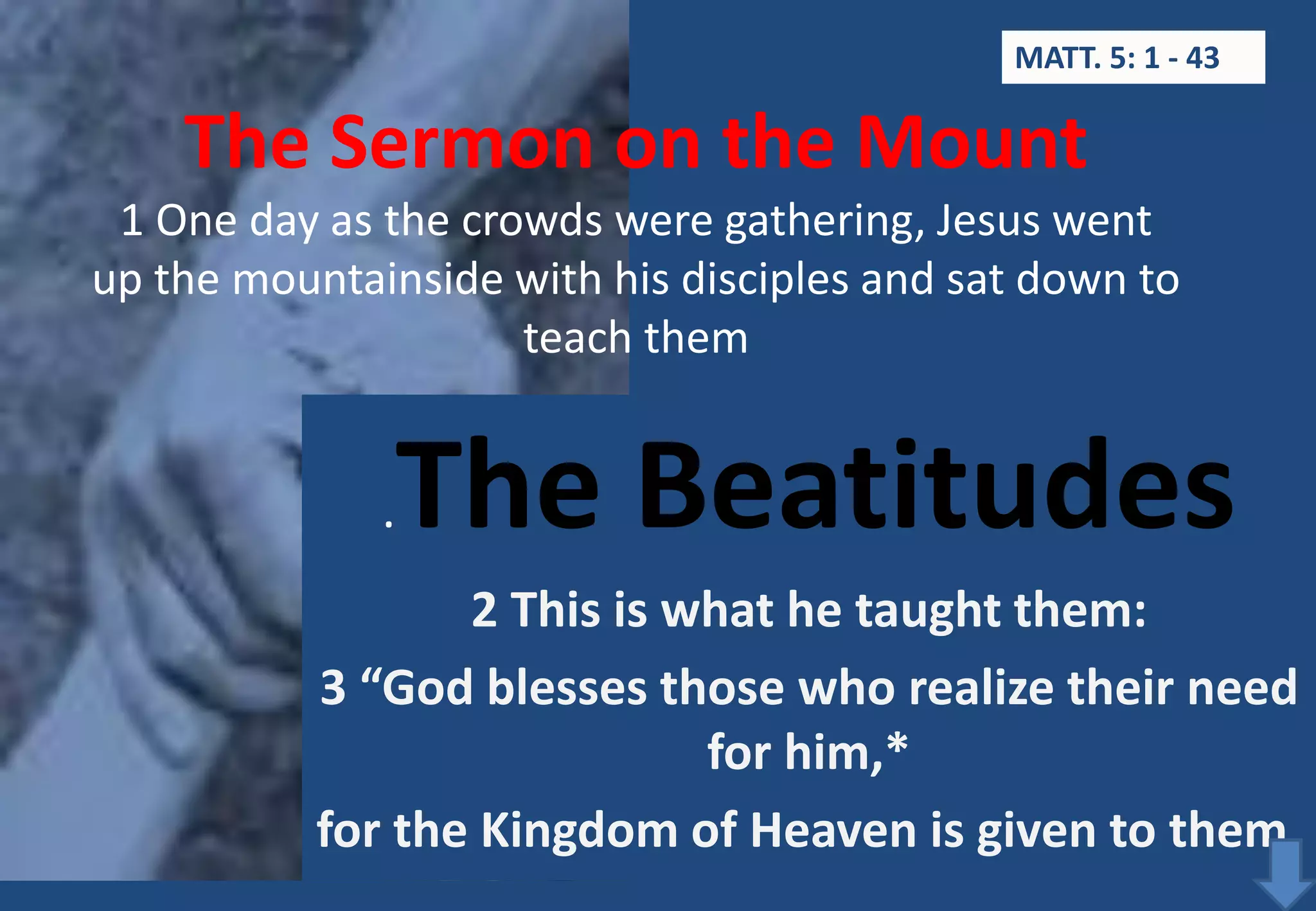 Christ teachings study the sermon on the mount-pdf | PPT
