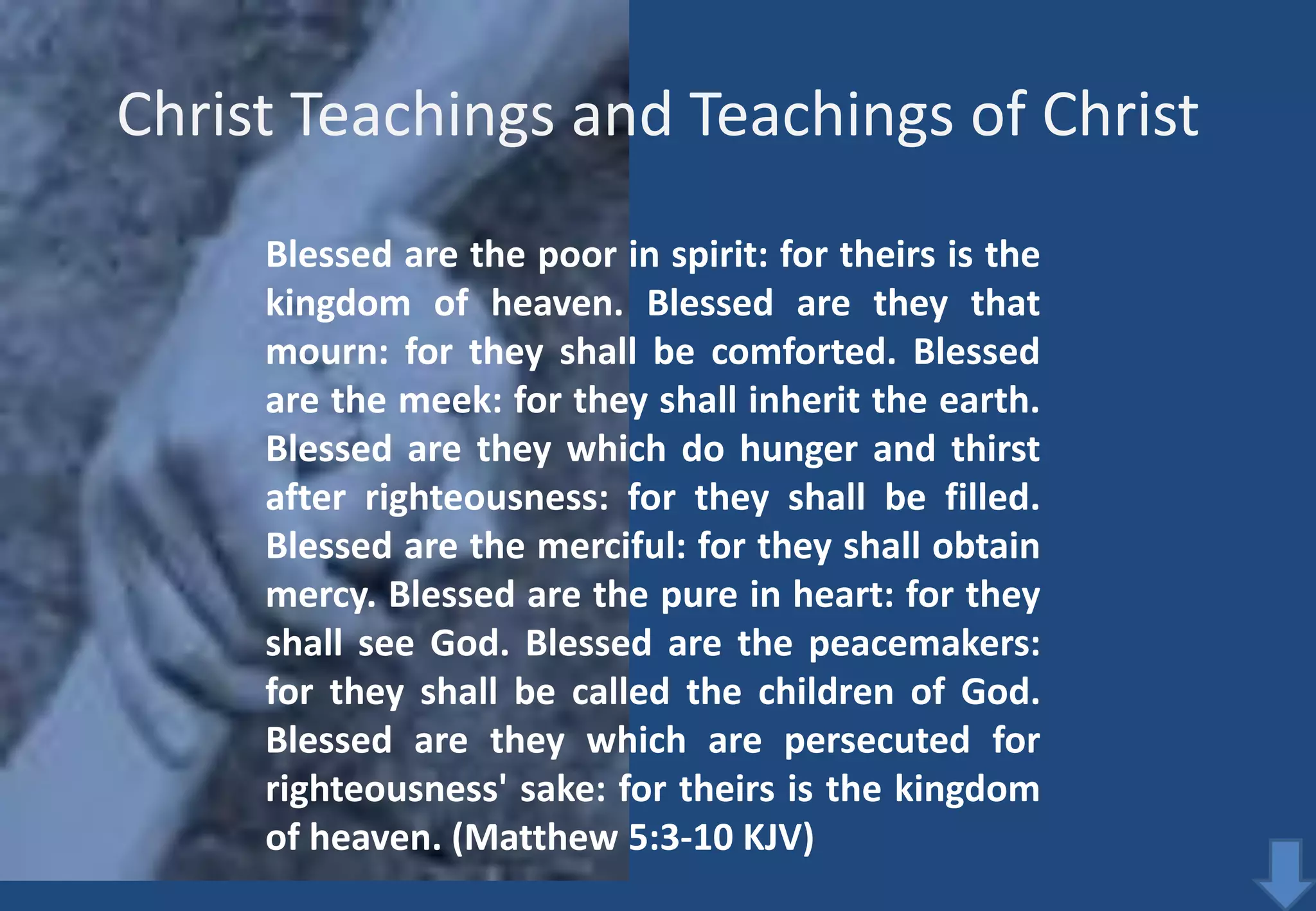 Christ teachings study the sermon on the mount-pdf | PPT