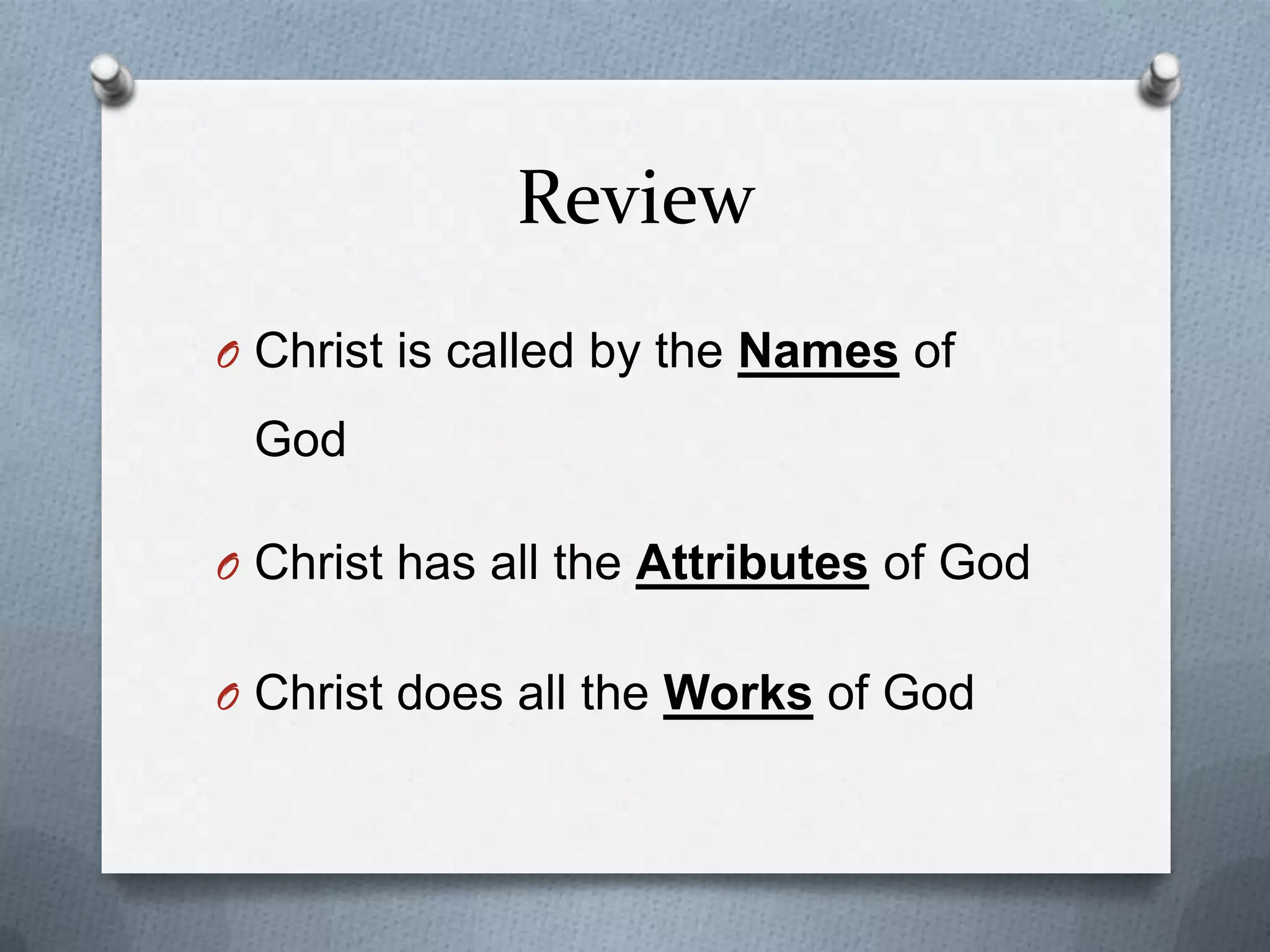 Christ The Mediator | PPTX