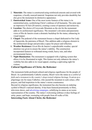 Christ the Redeemer: The Statue of Solace and Faith | CIO Women ...
