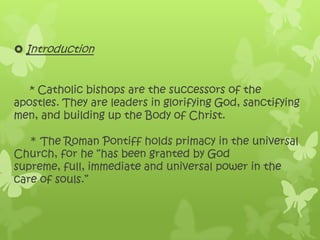 Christus dominus | PPT