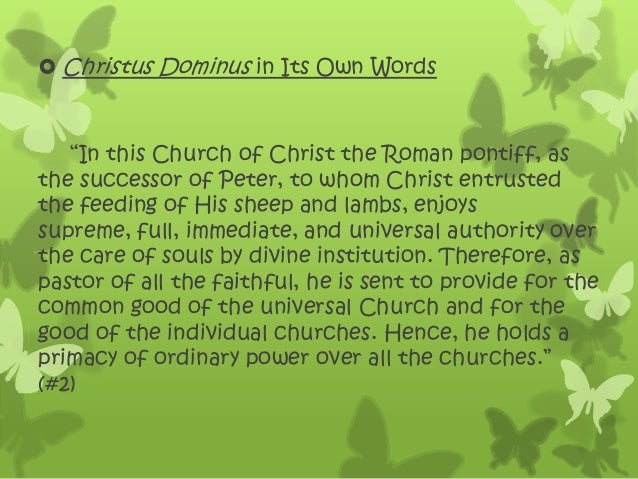 Christus dominus