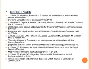 case presentation on post kala azar dermal leishmaniasis (PKDL) | PPTX