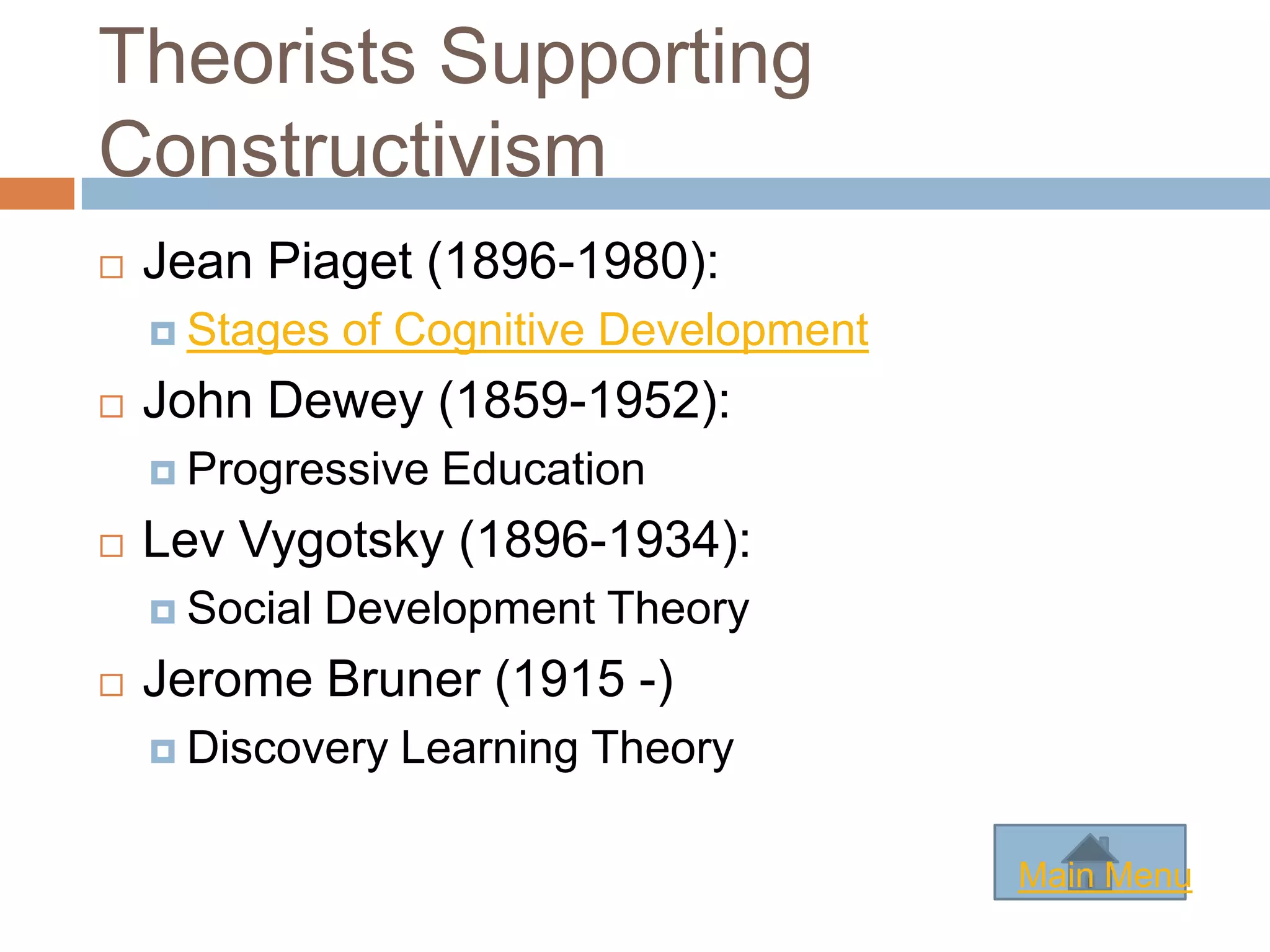Constructivist Approach to Teaching and Learning | PPTX