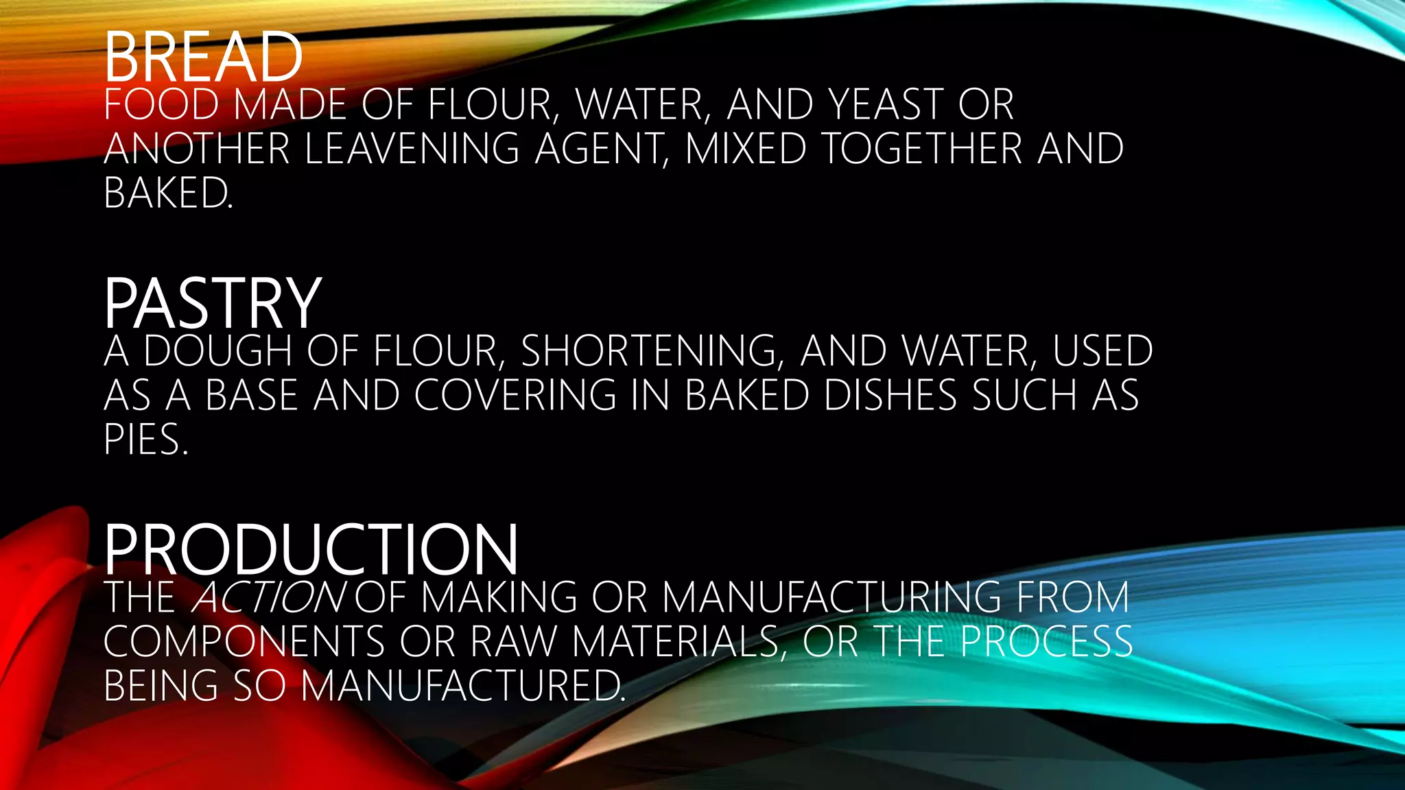 BREAD AND PASTRY PRODUCTION (BPP) | PPTX