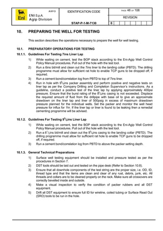 Well test procedures manual | PDF