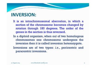 Chro.Mutations.pdf | Genetics | Science