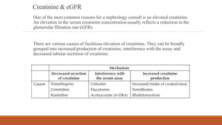 Chronic renal failure update on diagnostic tests | PPT