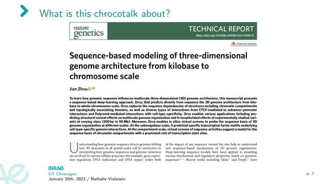 Can deep learning learn chromatin structure from sequence? | PPT