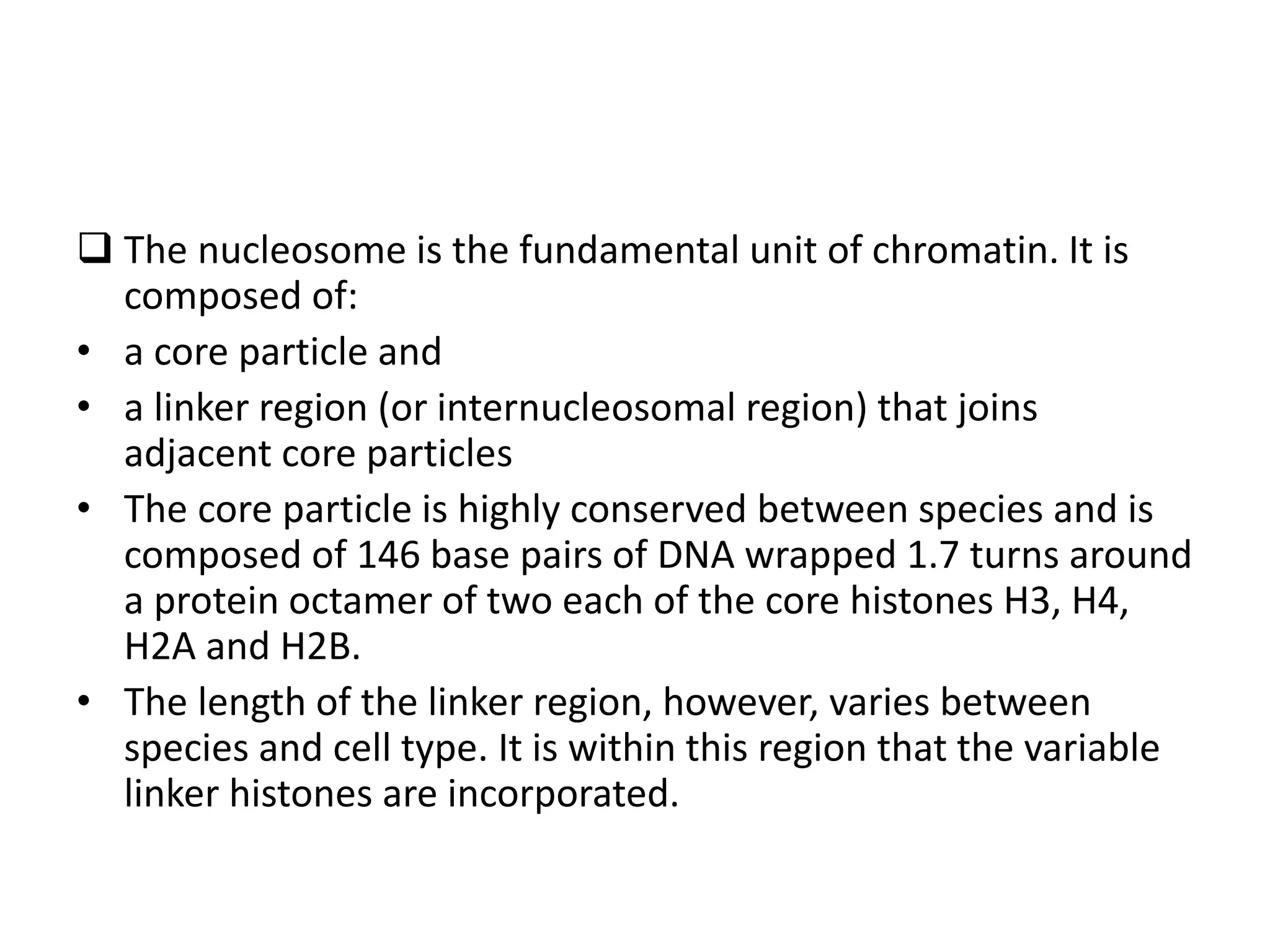 Chromatin, Organization macromolecule complex | PPT