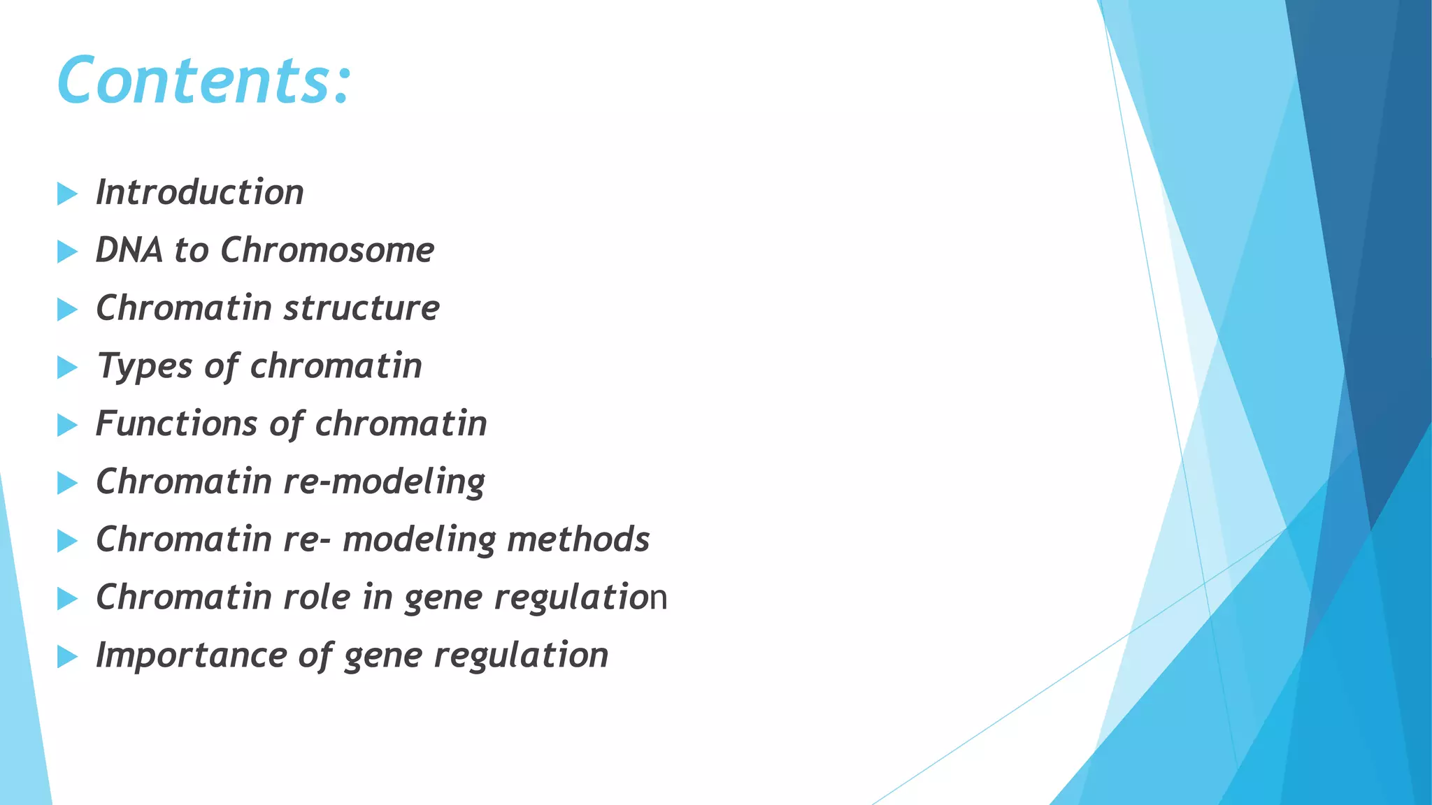 Chromatin Modulation And Role In Gene Regulation Pptx Genetics