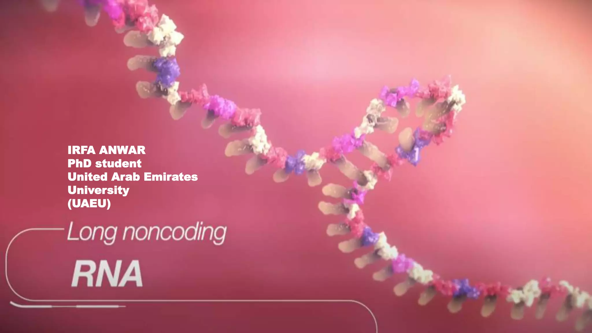 LncRNA and chromatin regulation | PPT