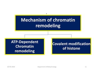 Chromatin remodeling and plant stress | PPT