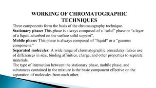 CHROMATOGRAPHIC TECHNIQUES.pptx