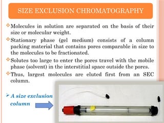 CHROMATOGRAPHIC technique and gel electo | PPTX