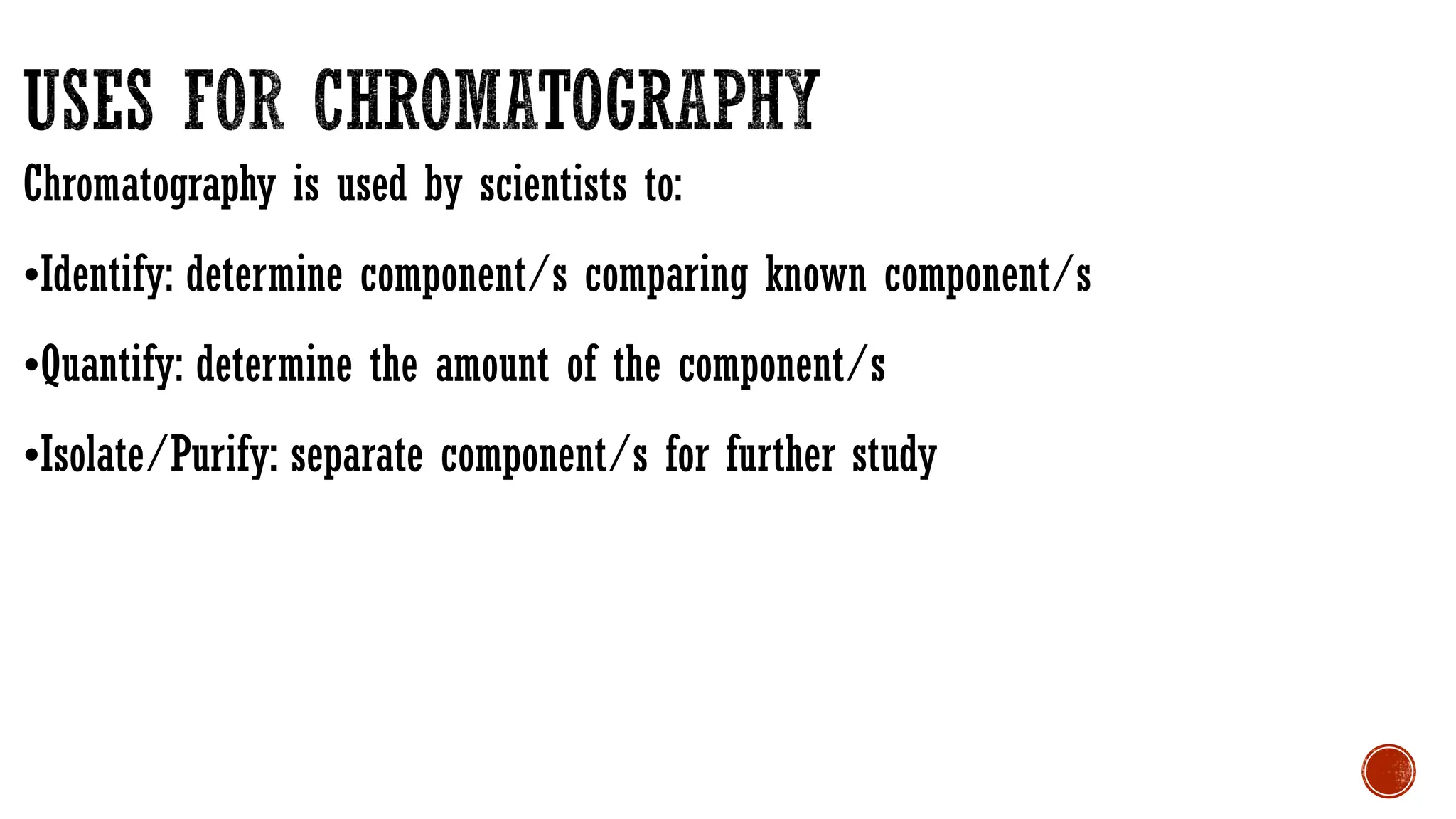 Introduction to Chromatography (Column chromatography) | PDF