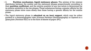 Introduction to Chromatography (Column chromatography) | PPT