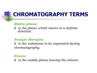 Chromatography | PPT