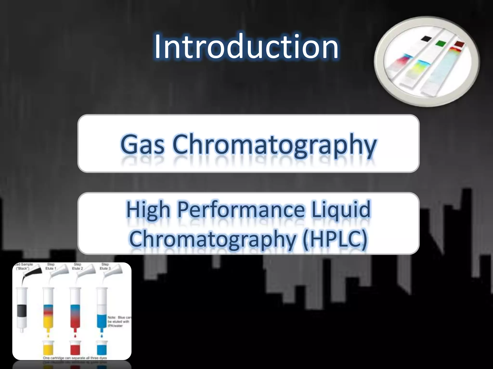 Gas Chromatography and HPLC | PPTX