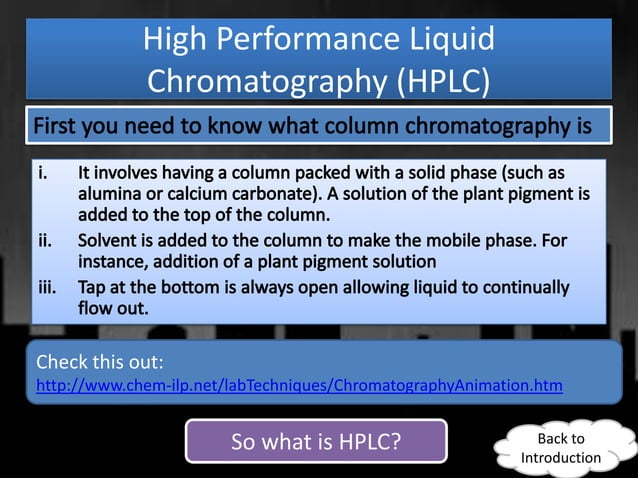 Gas Chromatography and HPLC | PPTX