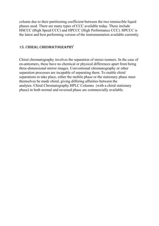 Chromatography 120726045329-phpapp02 | PDF