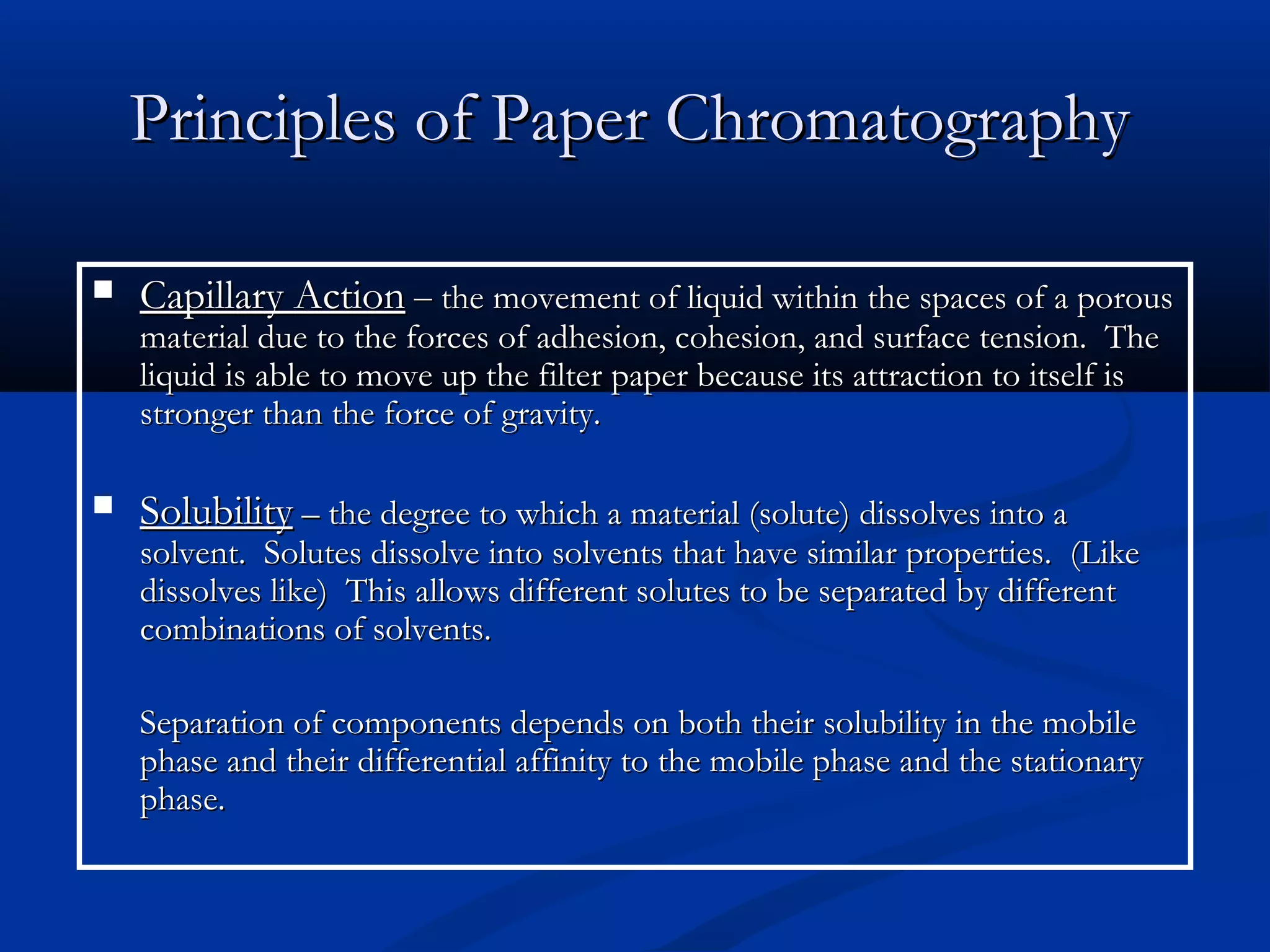Chromatography | PPT