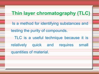 Isolation and Purification of natural products by using chromatography ...