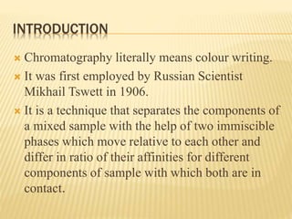 Chromatography | PPTX