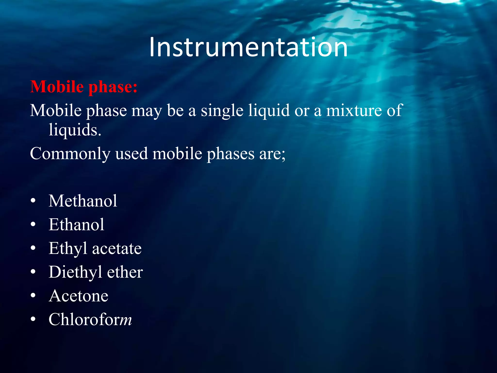 Chromatography (Pharmacognosy) | PPTX