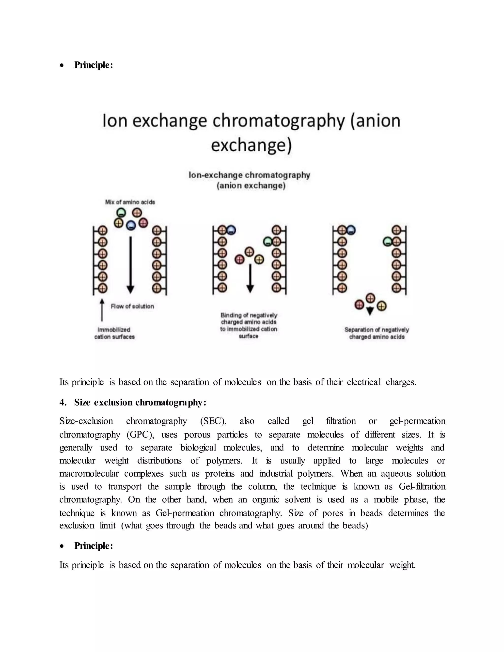 CHROMATOGRAPHY-PRINCIPLE, TYPES | DOCX