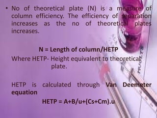 Chromatography : A seperation technique | PPTX