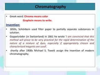 Chromatography | PPTX