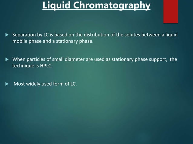 Chromatography | PPTX