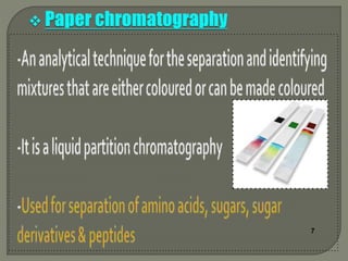 Chromatography. pptx (saqlain raza) | PPT
