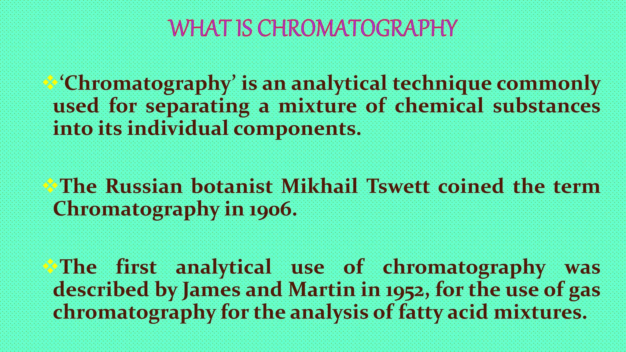 An Introduction To Chromatography | PPT