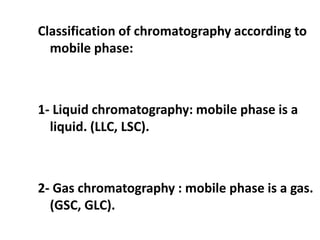 Chromatography | PPT