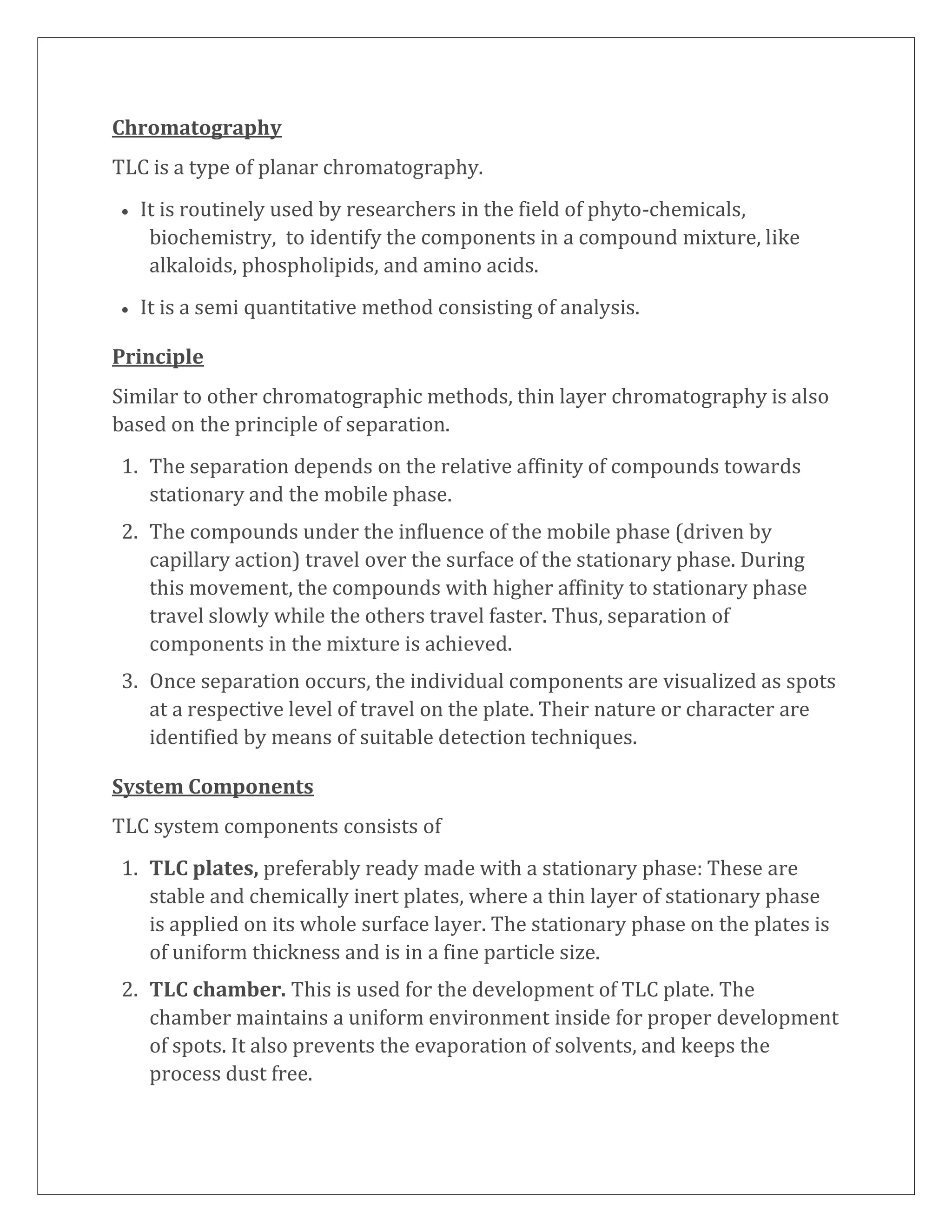 Chromatography | PDF