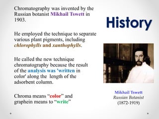 Chromatography. | PPT