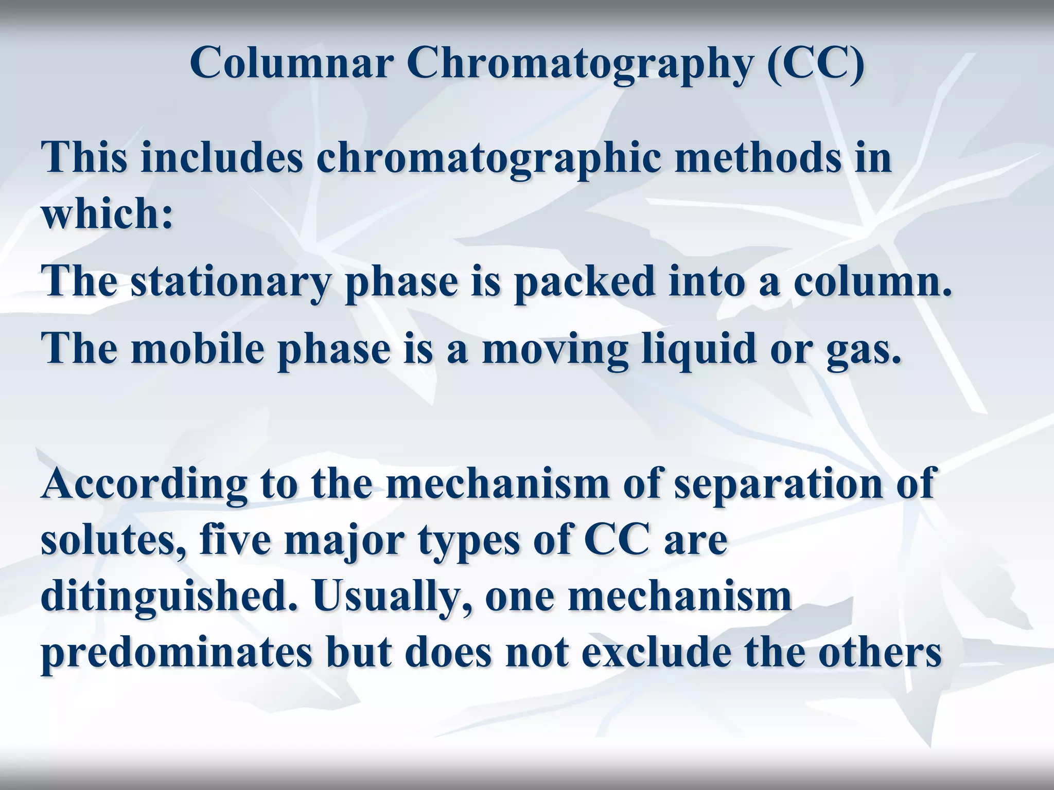 Chromatography.ppt | Chemistry | Science